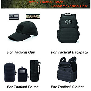Antrix 2 Pcs POW MIA You are NOT Forgotten Applique Insignia Emblems Hook and Loop Military Badge Patch for Backpacks Caps Hats Vests Uniforms Clothes