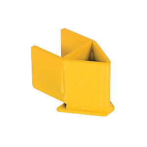 Vestil G3-V4-YL Steel Upright Rack Guard 7 in. x 5 in. x 5 in. Yellow