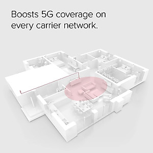 weBoost Home Studio Omni - Cell Phone Signal Booster | Boosts 4G LTE & 5G for all U.S. & Canadian Networks - Verizon, AT&T, T-Mobile & more | Made in the U.S. | FCC Approved (model 471166)
