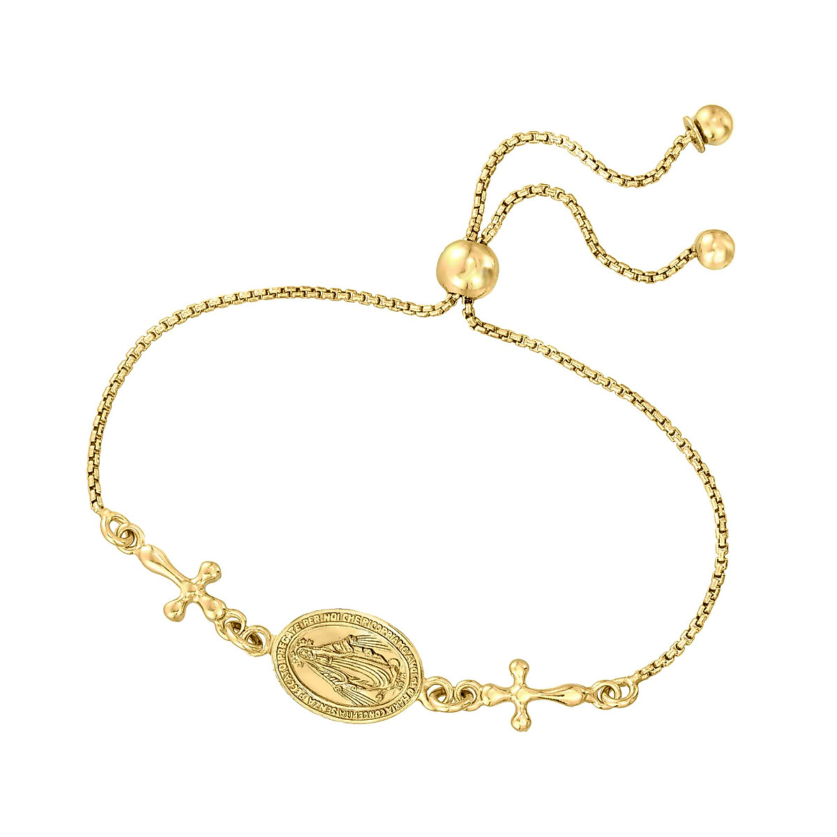 Ross-Simons Miraculous Medal Bolo Bracelet