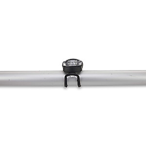 Good Gear 2 Pack Waterproof Silicone Strap Stroller Safety LED Lights, Night Walking Accessories, Battery Operated Visibility Light for Kids Scooter & Bike, Black