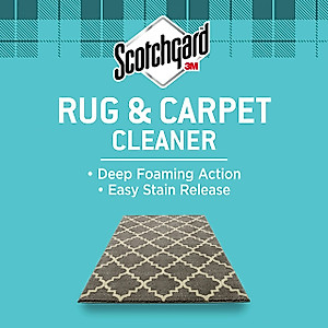 Scotchgard Rug & Carpet Cleaner, Fabric Cleaner Blocks Stains, Cleaning Sprays Make Cleanup Easier, Two 16.5 oz Cans