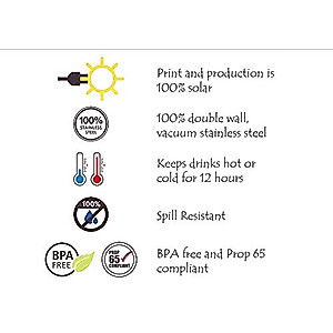 Books Travel Mug - 17 Ounce Double Wall Vacuum Insulated Stainless Steel