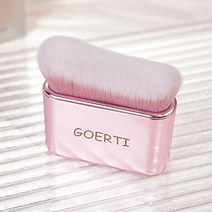 Self Tanner Brush - Kabuki Brush for Body, High Density Professional Face Body Kabuki, Powder, Foundation, Bronze, Shimmer, Self Tanner Brush for Blending Liquid Cream Tanning Mousse Applicator