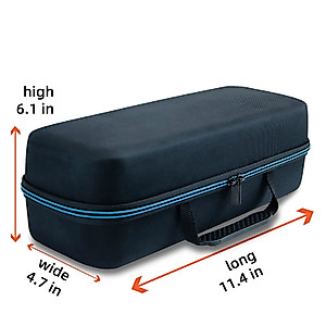Carrying Case for Samsung The Freestyle Projector,Compatible with The Freestyle Smart Portable Projector 360°All-Round Hard EVA Protection Storage Box Travel Bag
