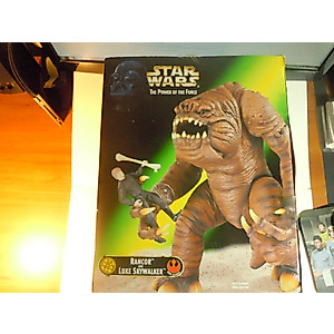 Star Wars Power of The Force Action Figure Playset - Rancor and Luke Skywalker