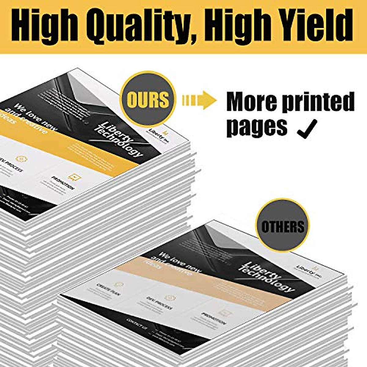 TN-227 Compatible Toner Cartridge Replacement for Brother TN-227/TN227BK TN227C TN227M TN227Y Ink Cartridge(4-Pack,1Black+1Cyan+1Yellow+1Magenta).