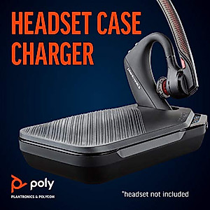 Poly (Plantronics + Polycom) Voyager 5200 Charge Case (Poly) - Headset Case Charger, Black (204500-101)