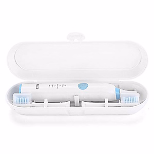 QSHAVE Toothbrush Travel Case Compatible for Philip Sonicare/Oral-B Electric Tooth Brushes (White)