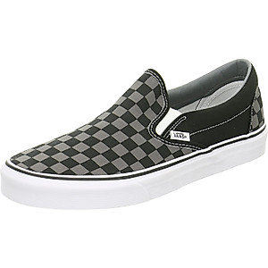Vans Men's Trainers, Black Pewter Checkerboard, 6