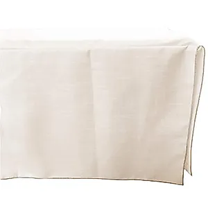 Baby Doll Bedding Drake Linen Look Crib Skirt/Dust Ruffle, Beige