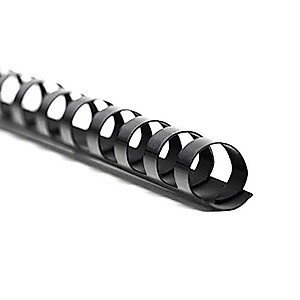 Amazon Basics Plastic Binding Comb, 100 Pcs/Box,19-Holes, 3/8 in (10 mm), 60 Sheets