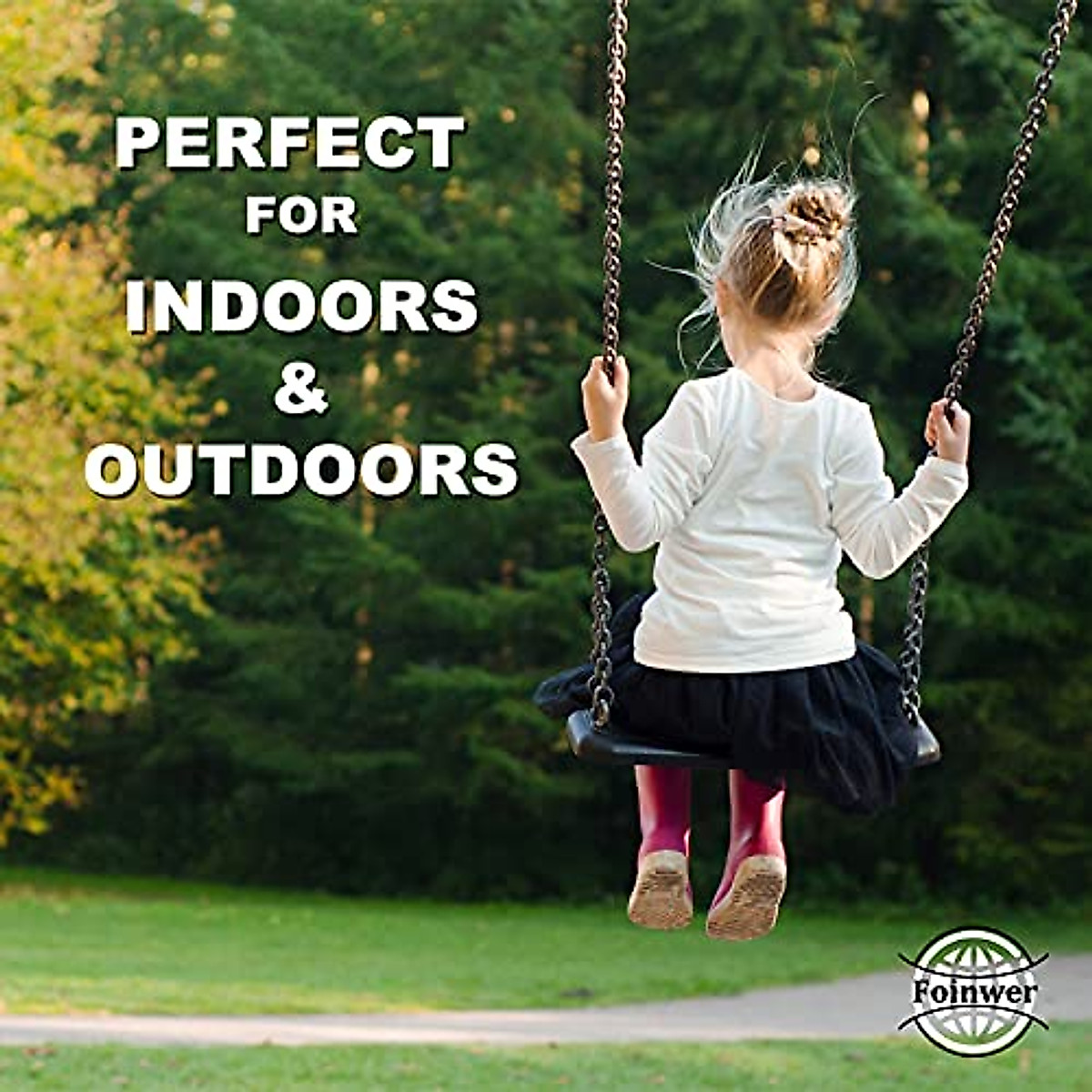 Porch Swing Hanging Spring Kit, Load 1600 lbs, 360 Rotating, Stainless Steel Heavy Duty Hanger Spring for Porch Swing, Hammocks, Swing Chair, Sandbags, Yoga, etc. [2 Sets]