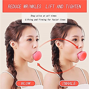 SURORAIN Face Exerciser, Facial Yoga for Skin Tighten Firm, Jaw Exerciser, Double Chin Breathing Exercise Device Jaw Face Slimmer for Women and Men
