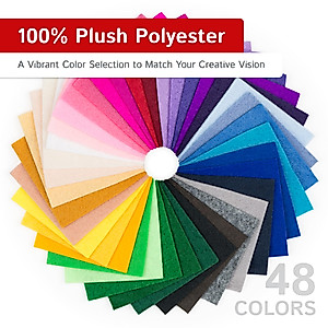 The Felt Store Craft Felt Assorted Sheets - 9" x 12" - 25-Piece Pack- Craft Fabric for DIY Arts & Crafts, Decorations - Soft and Durable Craft Felt - Crafting & Embroidery Material – Charcoal