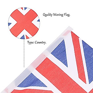 BESTOYARD Union Jack Hand Waving Flag Royal Jubilee UK GB Great Britain Flags Pack of 50
