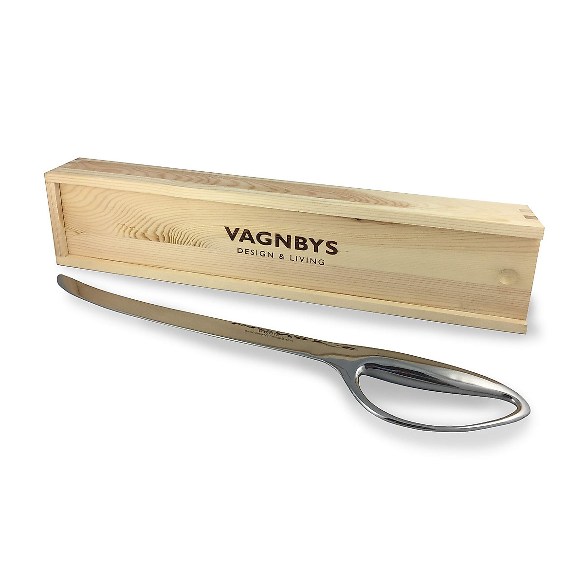 VAGNBYS - Champagne Saber - Sabrage Safety Sword - Steel Sommelier Sabre Bottle Opener - Includes Case Perfect for Gifts