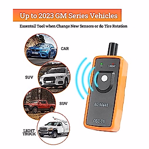 Zlirfy Universal TPMS Relearn Tool,System Programming Training,OEC-T5 Tire Pressure Monitor System Activation Tool,Automotive Tire Sensor Reset Tool,EL-50448 TPMS Reset Tool