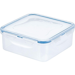 Generic 2 PACKS - LocknLock Easy Essentials Food lids/Pantry Storage/Airtight containers, BPA Free, With Dividers, 870 ml, 29oz, clear, Transparent, 2XHPL823C