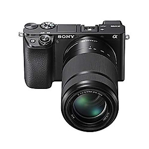 Sony Alpha A6100 Mirrorless Camera with 16-50mm and 55-210mm Zoom Lenses, ILCE6100Y/B, Black (Renewed)