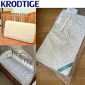 Krodtige Crib Mattress Storage Bag,4 Mil Heavy Duty Crib Mattress Plastic Bag for Moving, Renovating and Storage Applications-Protect & Preserve Your Crib Mattress (No Vent-Hole,1 Pack)