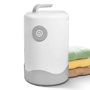 ZonLi Towel Warmer - Luxury Towel Warmers for Bathroom, 1 Min Fast Heating, 4 Timer Settings, 1 Hour Auto Off, Fits Up to 2 Oversize Towels, Blankets, PJs, Best Gift for Her (Light Grey)