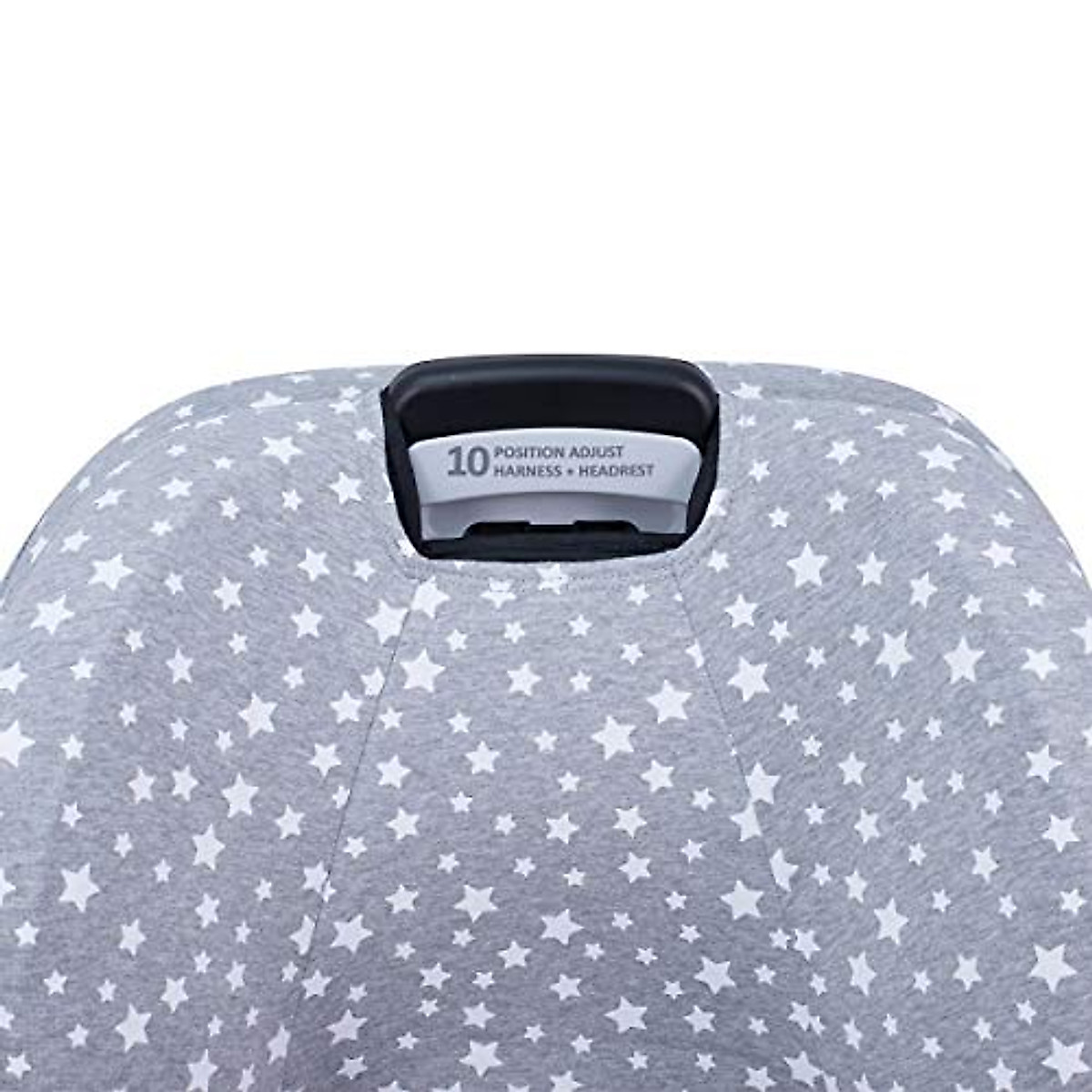 JYOKO Kids Cotton Cover Liner for car seat Compatible with Graco 4Ever DLX 4-in-1 (Cover, White Star)