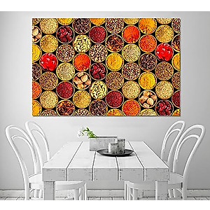 Various Spices Canvas Print 1 Panel / 36x24 inches