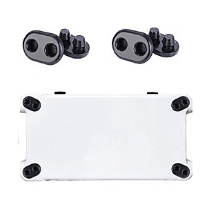 Hzaiwy 2PCS Cooler Rubber Feet Replacement for YETI,Non-Slip Cooler Rubber Feet for RTIC 45qt 65qt 110qt 145qt,Thickened Soft Rubber Feet Bottom for YETI (Black