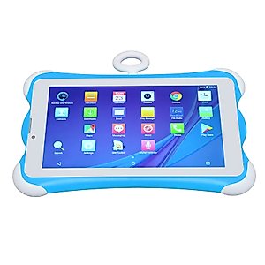 FOTABPYTI Kids Tablet, 7 Inch Toddler Tablet MTK6582 CPU Processor Multifunction Animation 128GB Expandable Memory WiFi for Games (US Plug)