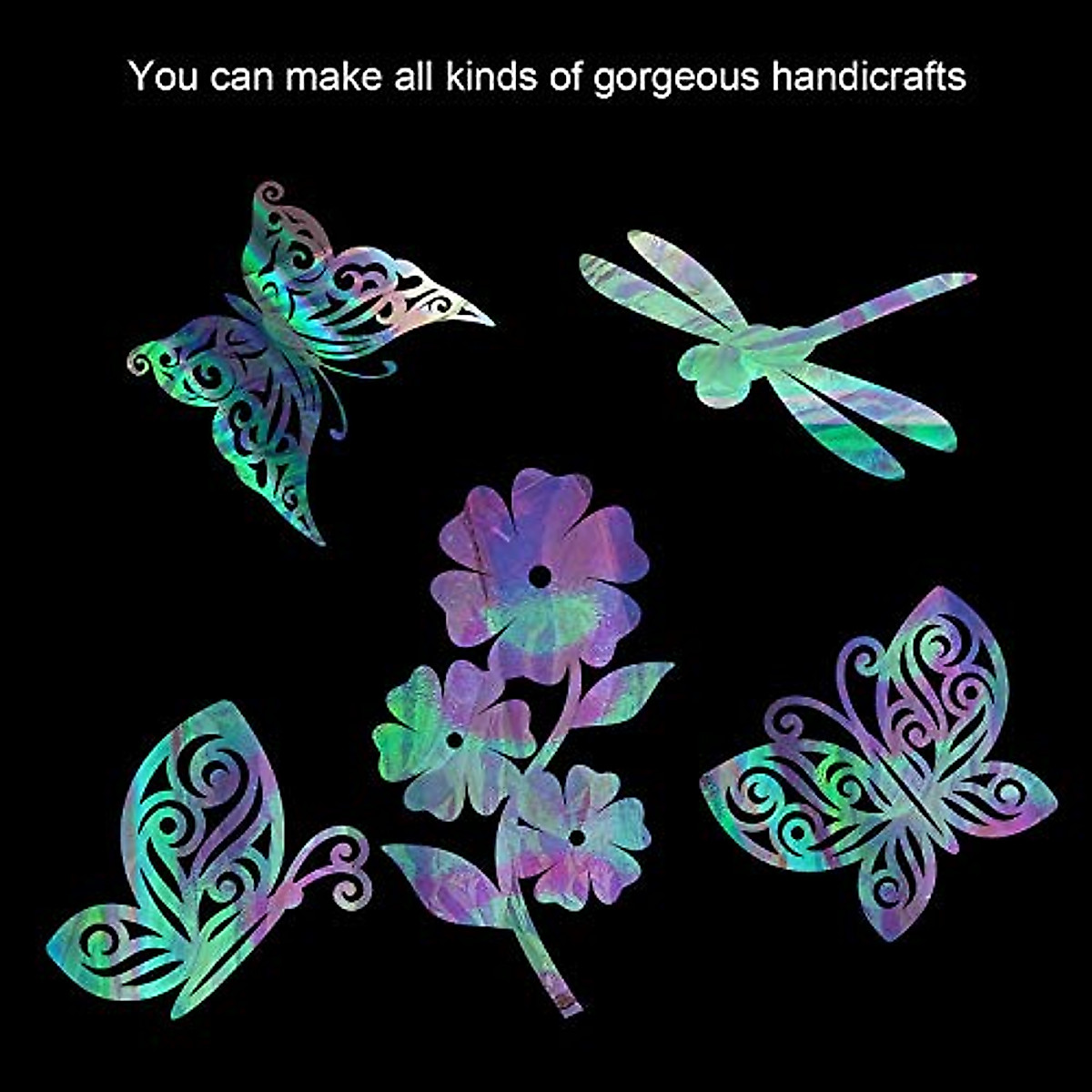 Outus Iridescent Cellophane Roll Iridescent Wrapping Paper Cellophane Wrap for Gift Baskets Iridescent Film Halloween Christmas DIY Wrapping Decoration Supplies (Pink,39 x 138 Inch)