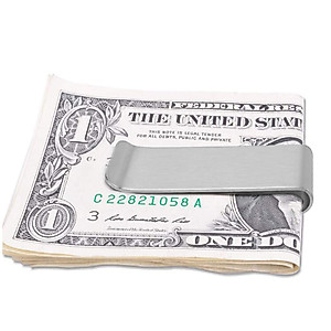 Yarlung 12 Pack Stainless Steel Money Clip, Slim Cash Wallet, Credit Card Holder, Front Pocket Minimalist Wallet