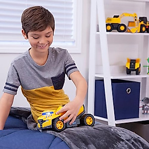 CAT Construction Toys, Future Force Cement Mixer Toy, with Lights and Sounds, Ages 3+ Yellow - Electro-Power Sounds, Next-Gen Glow Effects, Articulated Features - Indoor/Outdoor Play!