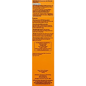 La Roche-Posay Anthelios Melt-In Milk Body & Face Sunscreen SPF 60, Oil Free Sunscreen for Sensitive Skin, Sport Sunscreen Lotion, Sun Protection and Sun Skin Care, Oxybenzone Free