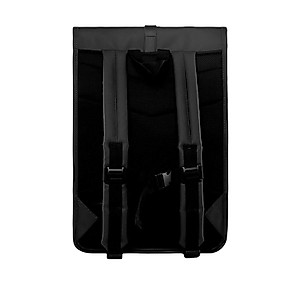 Rains Roll Top Rucksack Black One Size