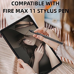 XLDK 3 Pack Writable Screen Protector for Amazon Fire Max 11 2023 Face ID & Stylus Pen Compatible, Writing & Drawing Like on Paper (3 Pack Writable)