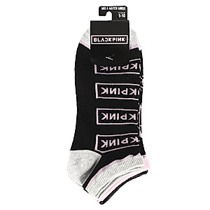 Bioworld Blackpink Group Members Ankle Socks set 5-pack for women