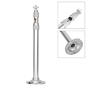 Mini Projector Wall Mount, Universal Projector Ceiling Mount, 360° Rotatable Head with Extendable Length, Projector Stand Fits Flat or Sloped Ceiling Height for LCD DLP Projectors
