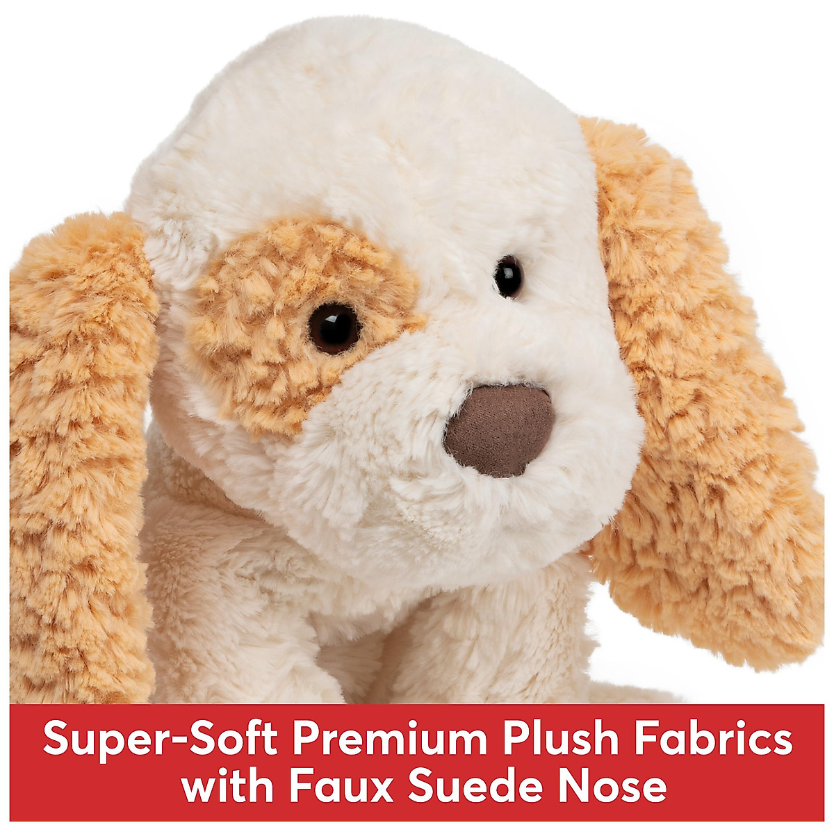 GUND Cozys Collection Puppy Plush, Puppy Dog Stuffed Animal for Ages 1 and Up, Tan/Cream, 10"