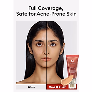 MISSHA M Perfect Cover BB Cream No 31.Golden Beige - Medium/Tan with Neutral Undertone SPF 42 PA +++ 1.69 Fl Oz - Tinted Moisturizer for face with SPF