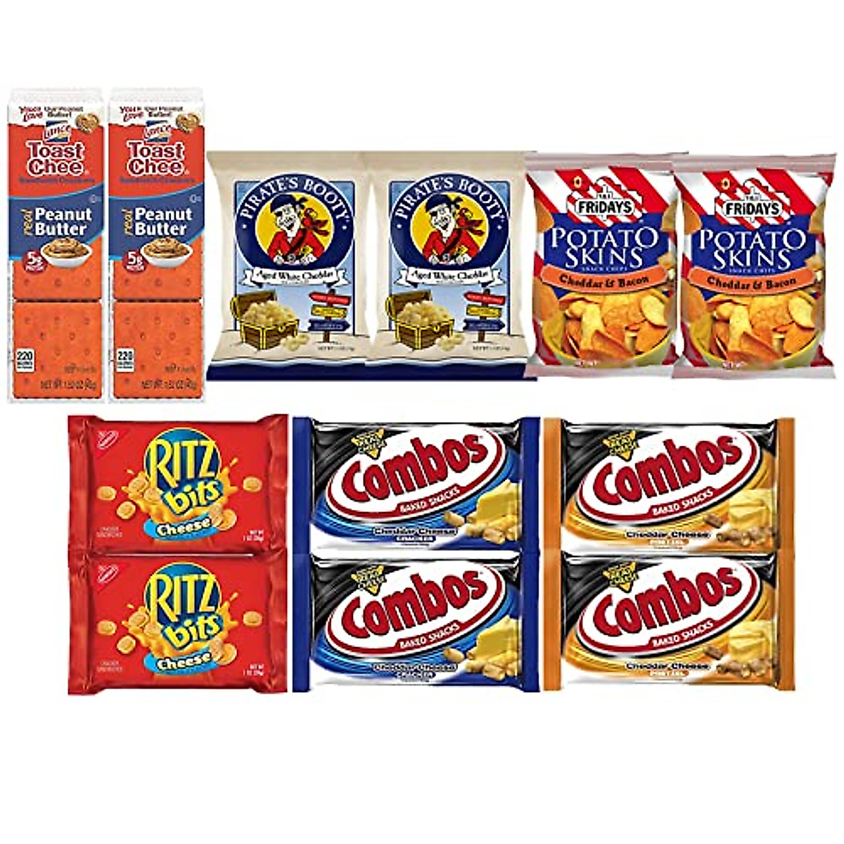 Cheese Crackers and Cheese Snacks Variety Pack Assortment Sampler Bulk Care Package (36 Count)