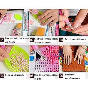 Diamond Painting Kits for Adults-Diamond Art Kits for Adults,Gem Art Kits for Adults for Gift Home Wall Decor(12x16inch)