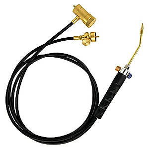 BLUEFIRE Oxypropane High Heat Welding Torch kit Free Accessory of Flint Lighter and Cylinder Holder Rack Duel Fuel by Oxygen and MAPP MAP PRO and Propane Brazing Soldering Gas Cylinders Not Included