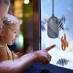 DaToo Small Aquarium Heater 50W Mini Fish Tank Heater 50 Watt Submersible with LED Temperature Display