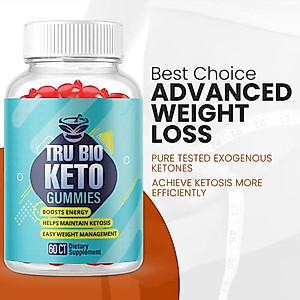 Ark Labs Tru Bio Keto Gummies, Tru Bio Keto ACV Gummies (2 Pack)