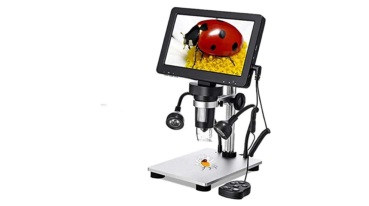 ANNLOV 7' LCD Digital Microscope with 1200X Magnification & 1080P Camera
