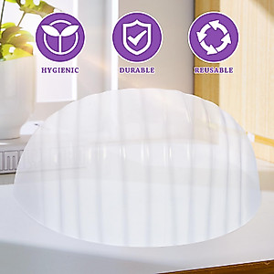 25pcs Baseball Hat Shaper, Baseball Cap Plastic Hat Stand, Baseball Cap Inner Support, Baseball Cap Crown Inserts Liners for Baseball Cap Stay Hard