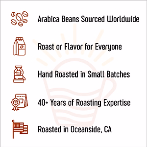 San Diego Coffee Island Blend, Medium Roast, Whole Bean Coffee, 5-Pound Bag Café en grano tostado