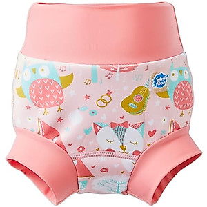 Splash About Happy Nappy Reusable Swim Diaper, Owl & The Pussycat, 6-12 Months