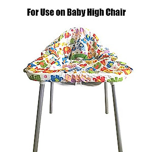 Portable Shopping Cart Cover | High Chair and Grocery Cart Covers for Babies, Kids, Infants & Toddlers ✮ Includes Free Carry Bag ✮ (Simple Elephant)